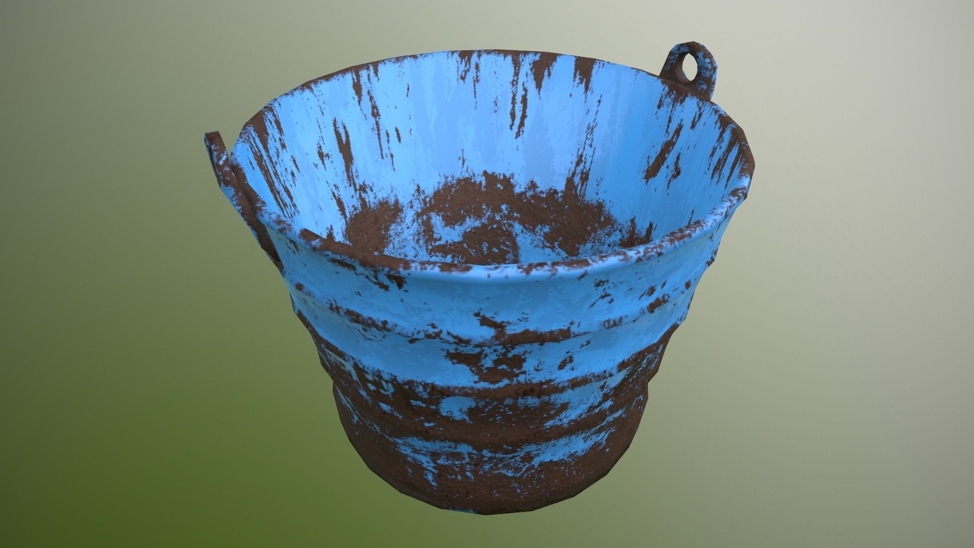 Rusty Metal Bucket free VR / AR / low-poly 3D model | CGTrader