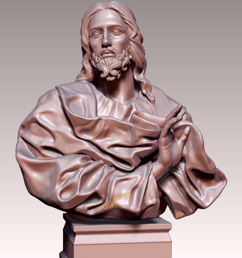 Jesus Christ Sculpture ready to 3D print 3D model 3D printable | CGTrader