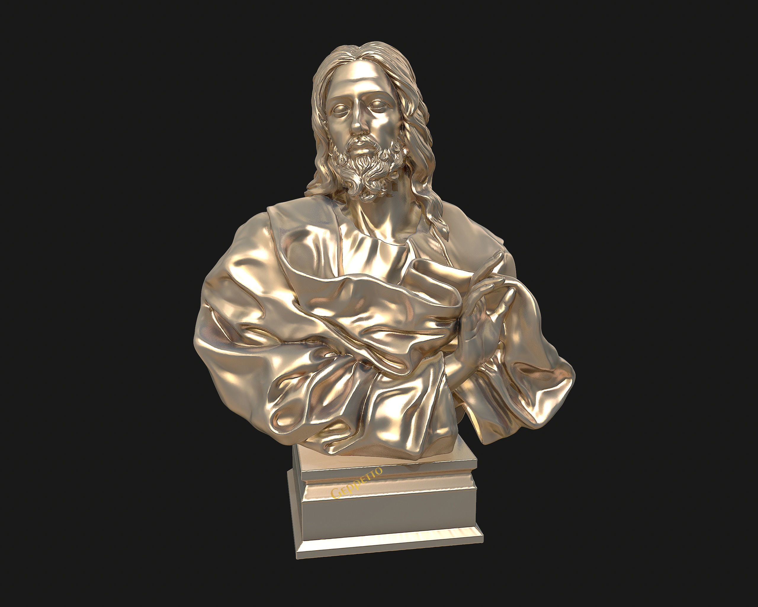Jesus Christ Sculpture ready to 3D print 3D model 3D printable | CGTrader