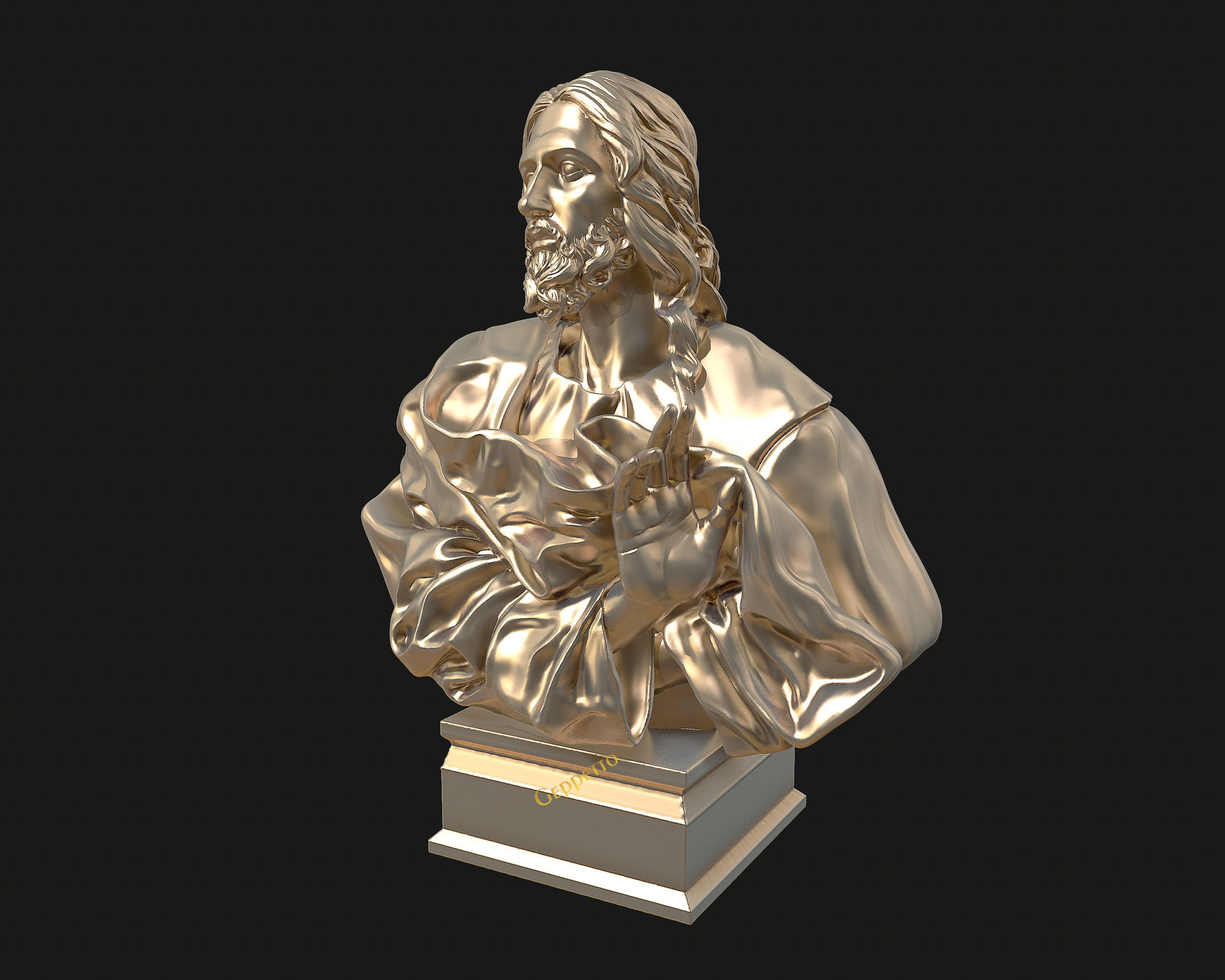 Jesus Christ Sculpture ready to 3D print 3D model 3D printable | CGTrader