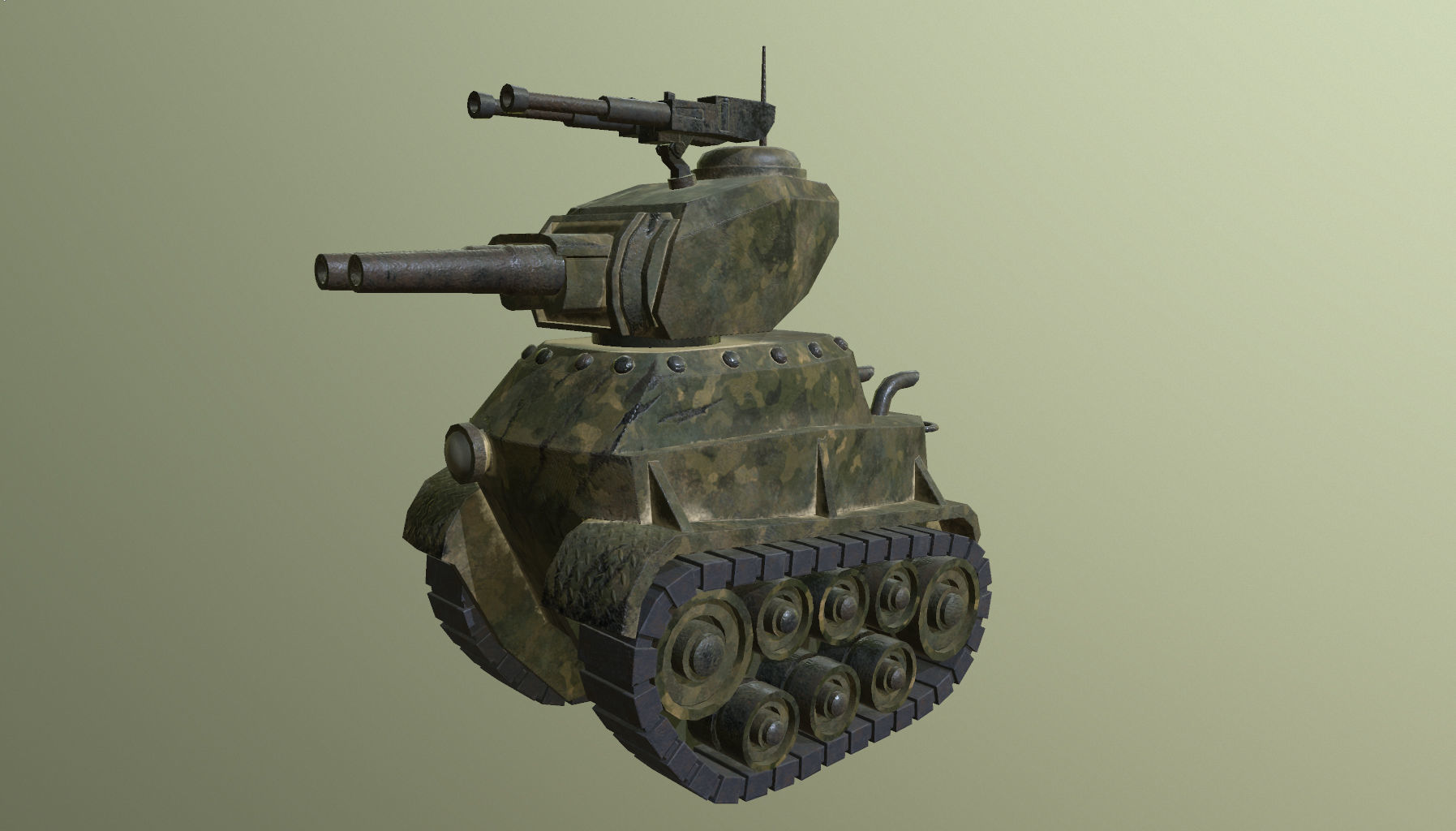 Tanks Package of 4 Stylized Tanks Low Poly Game Ready 3D Model ...
