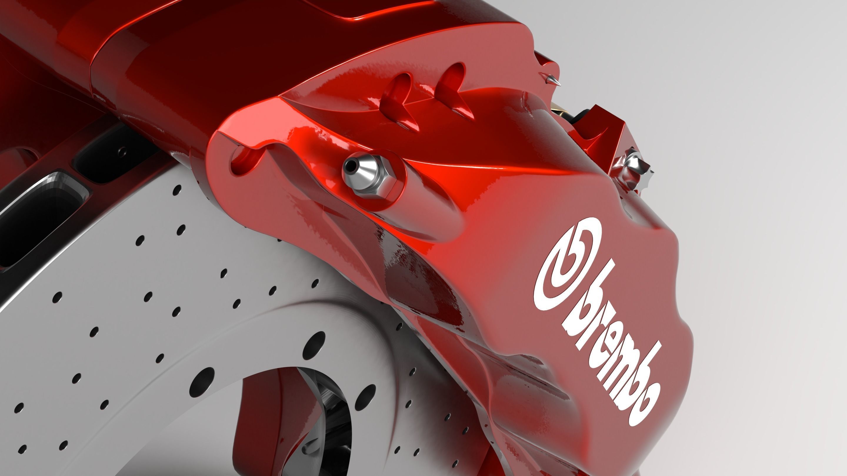 Brembo Brake Caliper free 3D model | CGTrader
