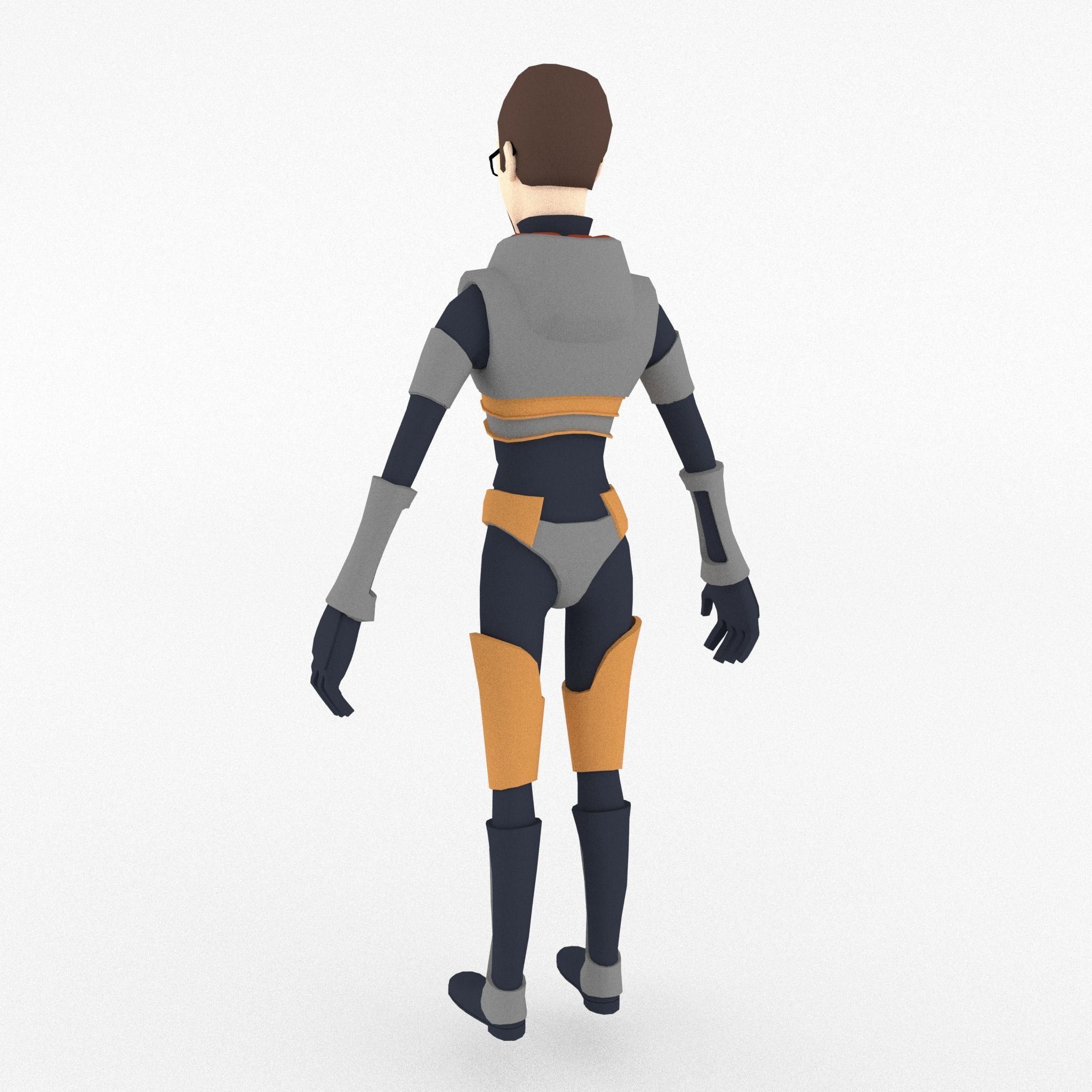 Gordon Freeman free VR / AR / low-poly 3D model | CGTrader