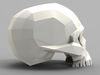 Faceted skull 3D model 3D printable | CGTrader