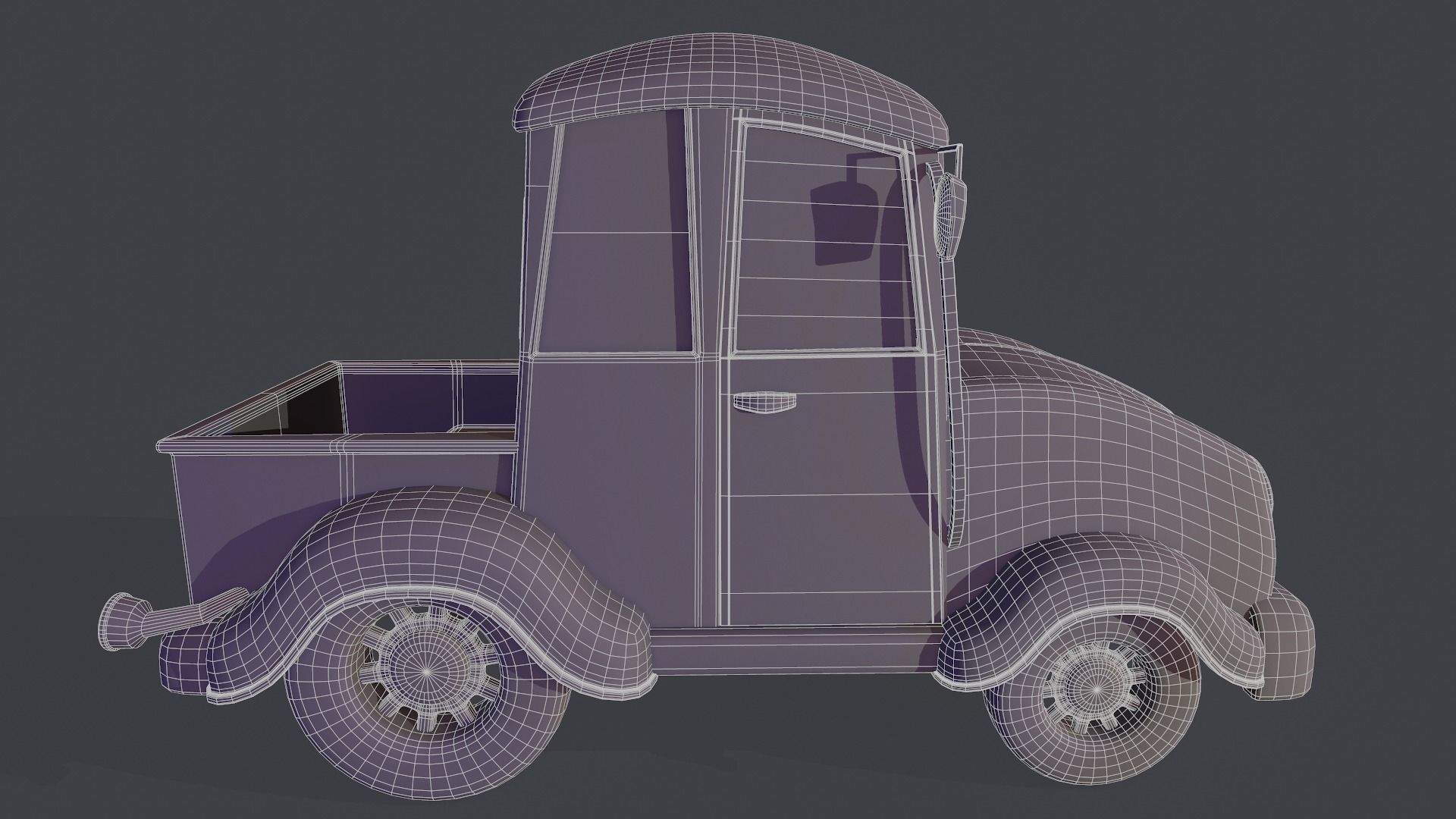 3D model Asset - Cartoons - Car - Truck VR / AR / low-poly | CGTrader