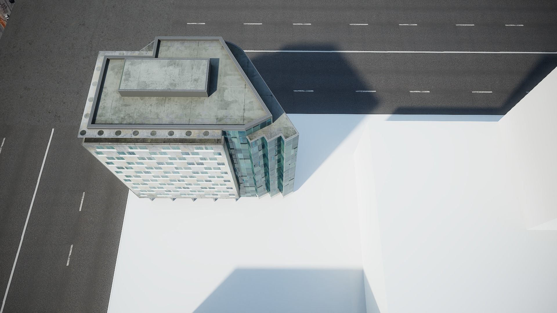 3D model Office Building low-poly VR / AR / low-poly | CGTrader