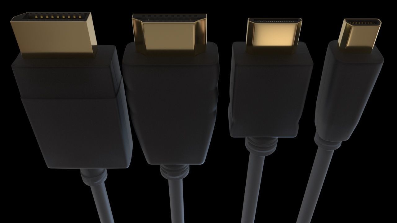 Pack HDMI 3D model | CGTrader