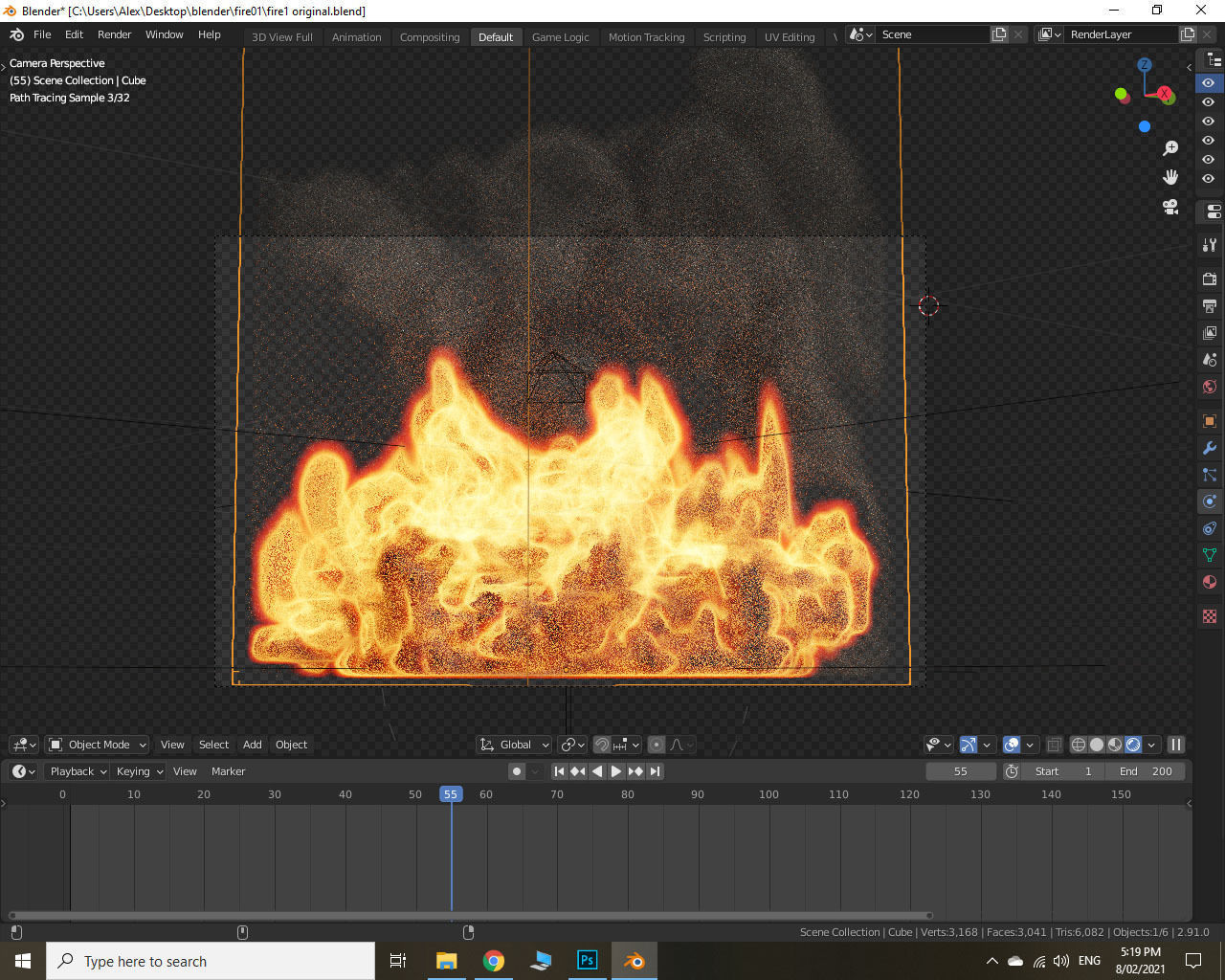 Fire and Smoke 3D model animated | CGTrader