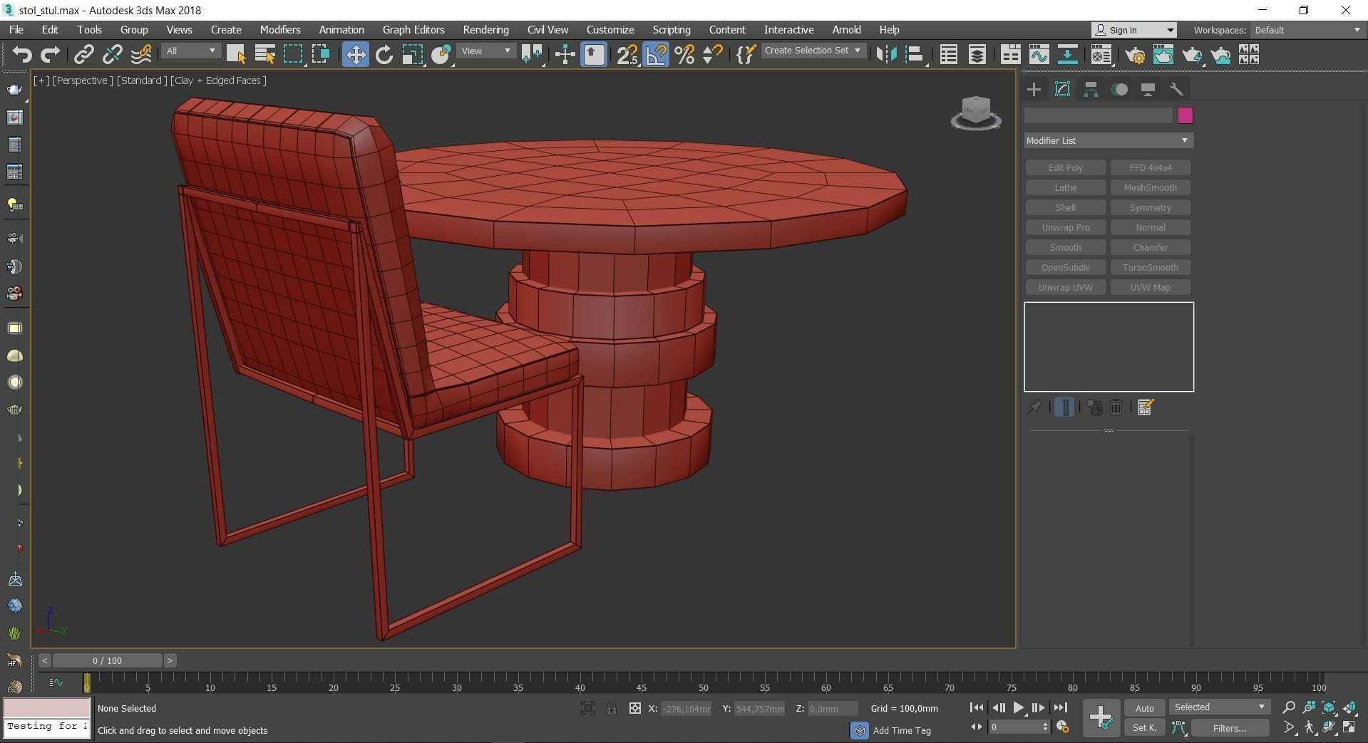 3D model Boca Round Dining Table 3d model VR / AR / low-poly | CGTrader