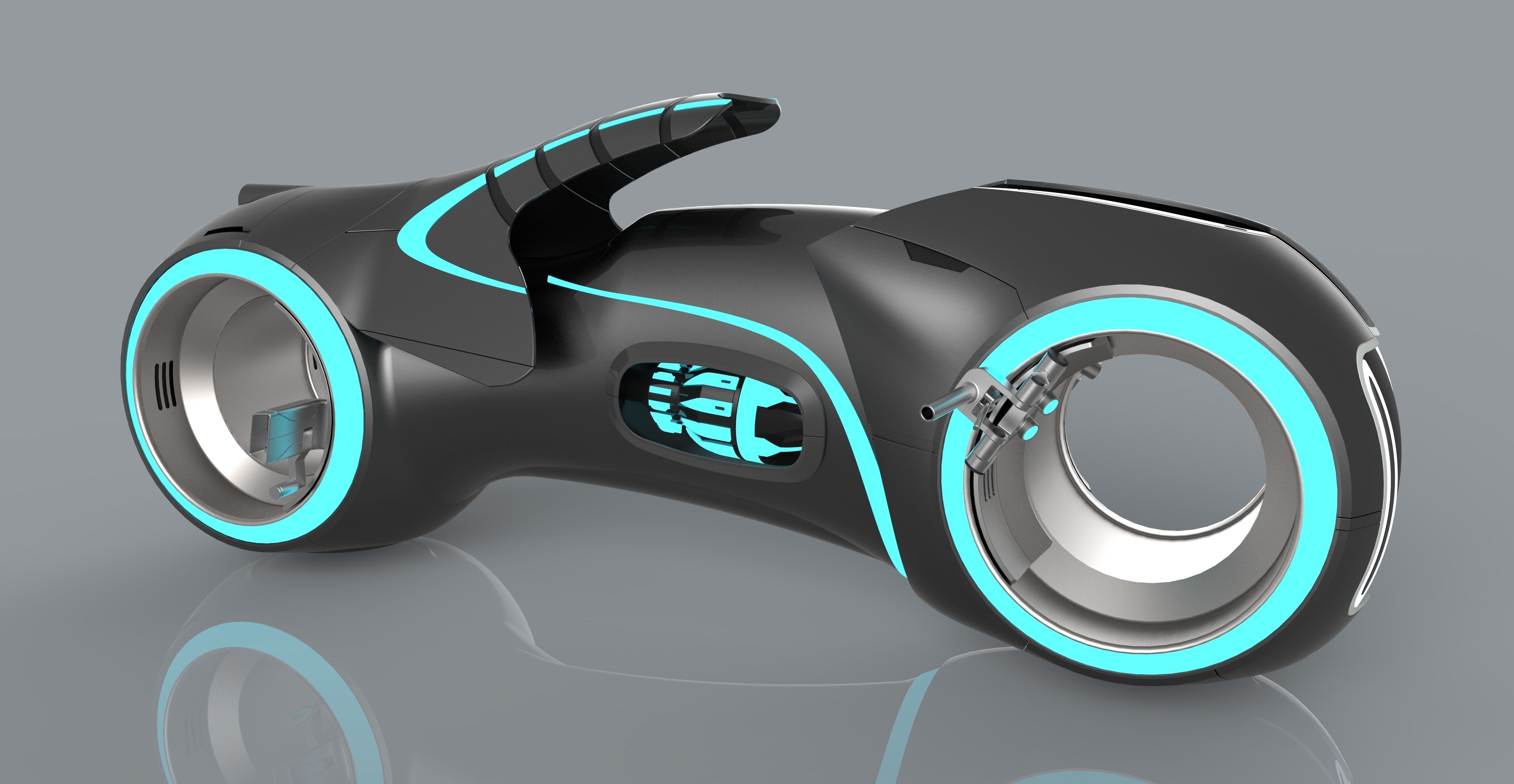 Tron Legacy Lightcycle 3D model | CGTrader