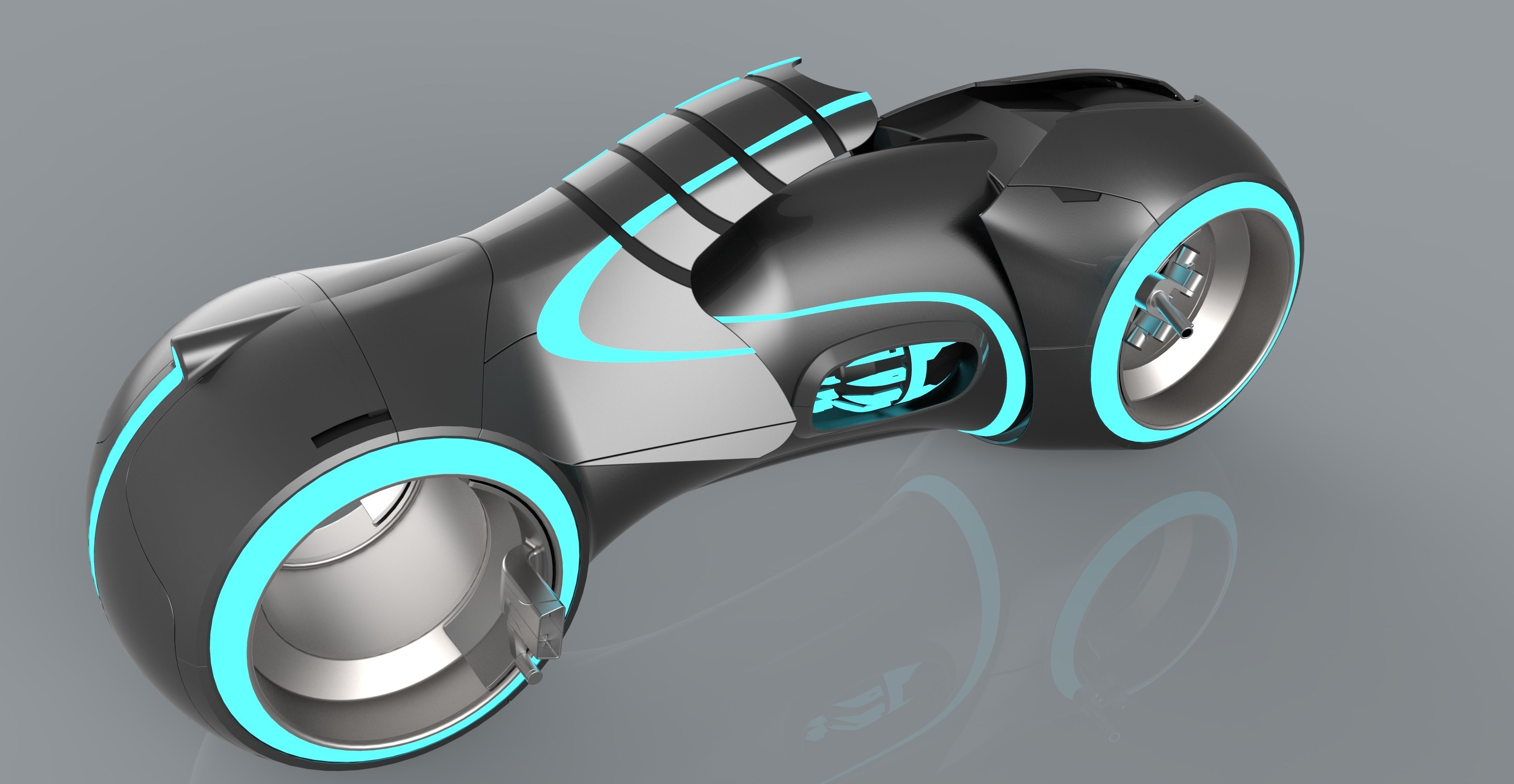 Tron Legacy Lightcycle 3D model | CGTrader