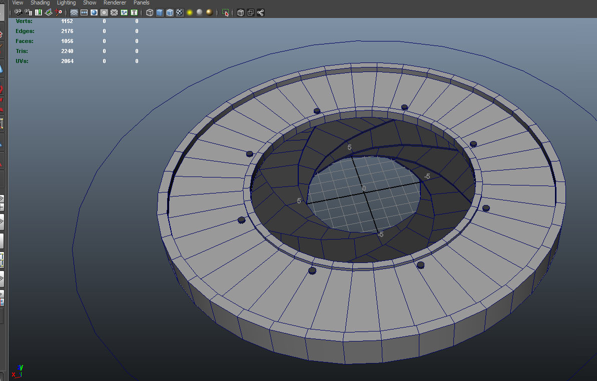 Optical Diaphragm - Camera Shutter 3D model animated | CGTrader
