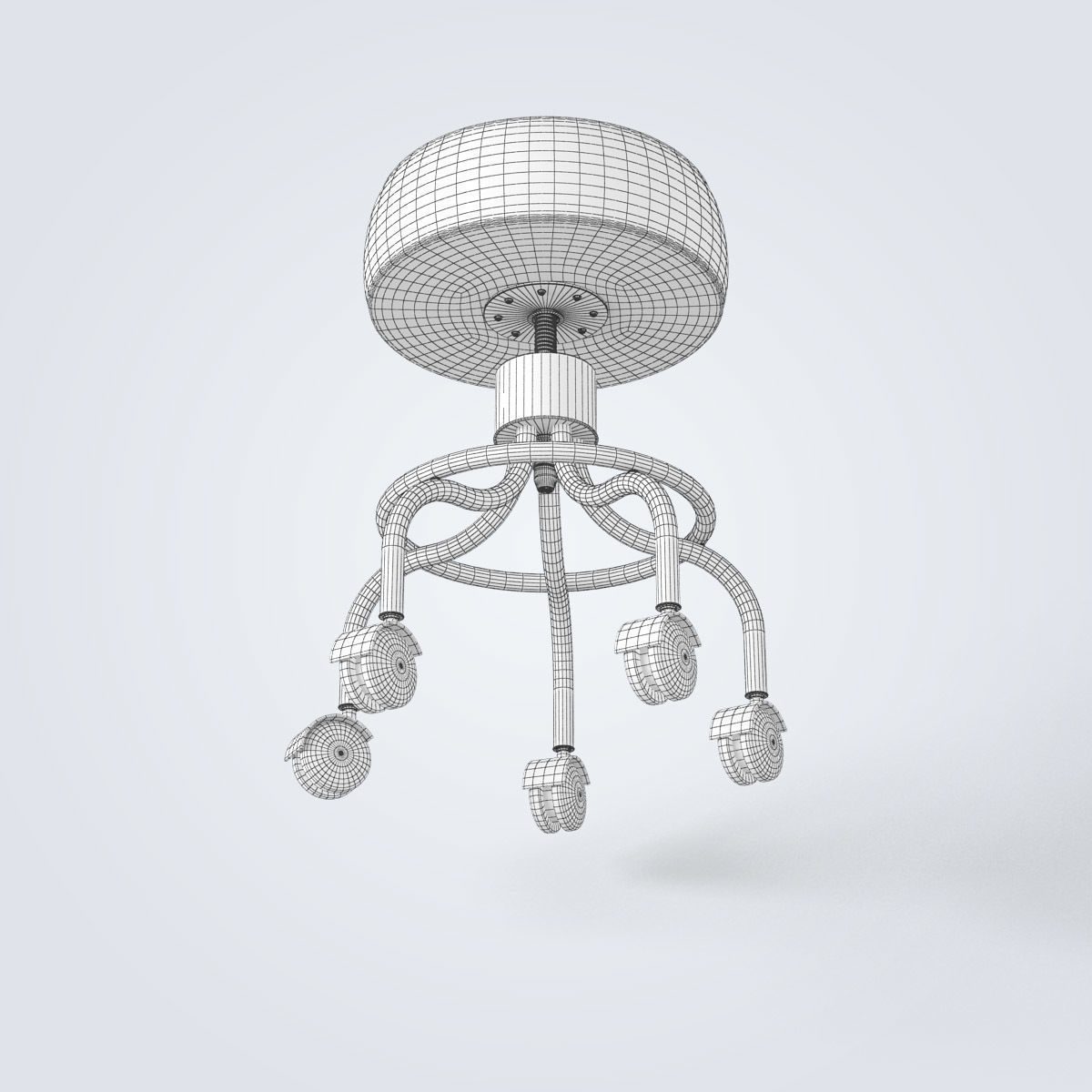 Medical Exam Stool 3D model | CGTrader