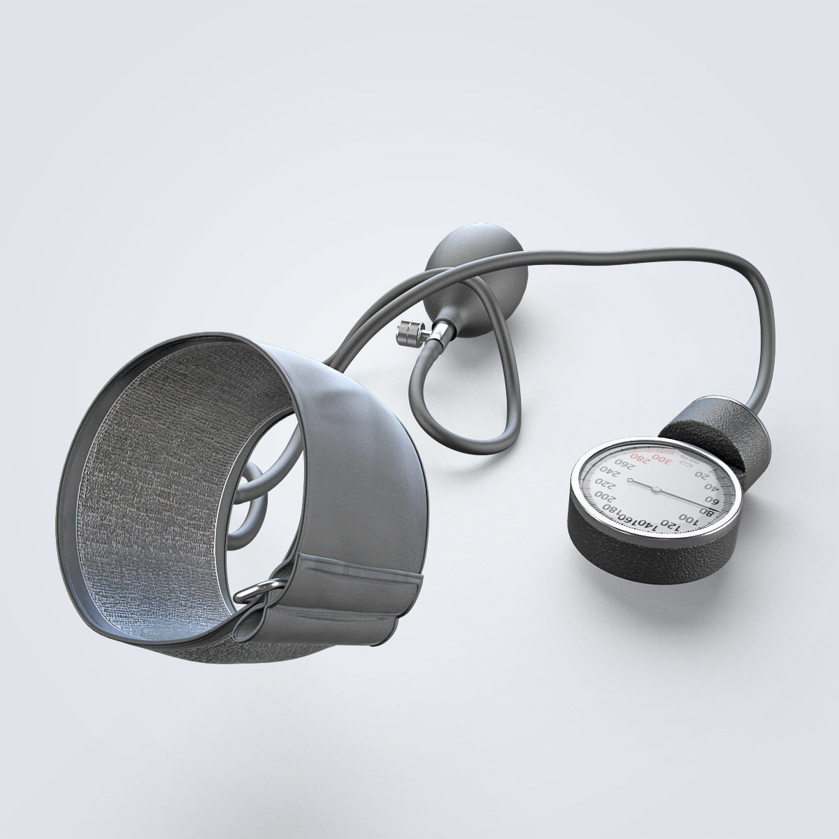 Sphygmomanometer 3D model | CGTrader