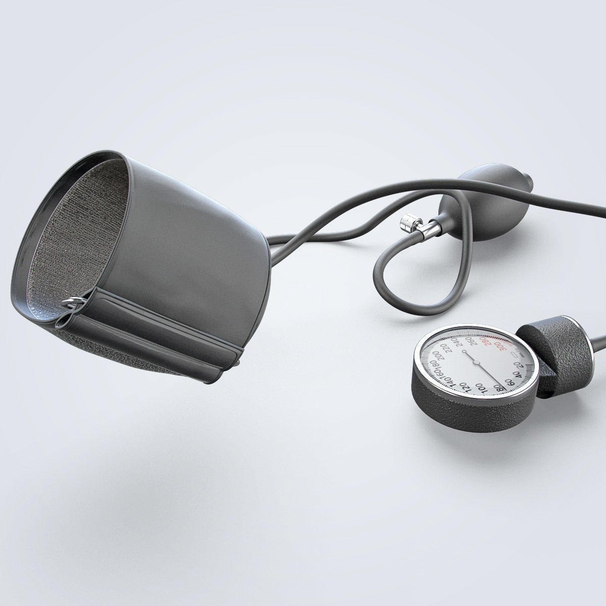 Sphygmomanometer 3D model | CGTrader