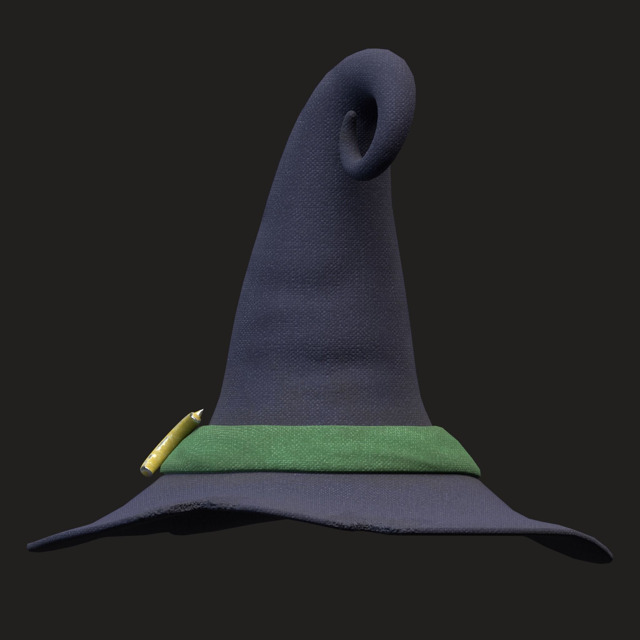 Old Magic Witch Hat 3D model | CGTrader