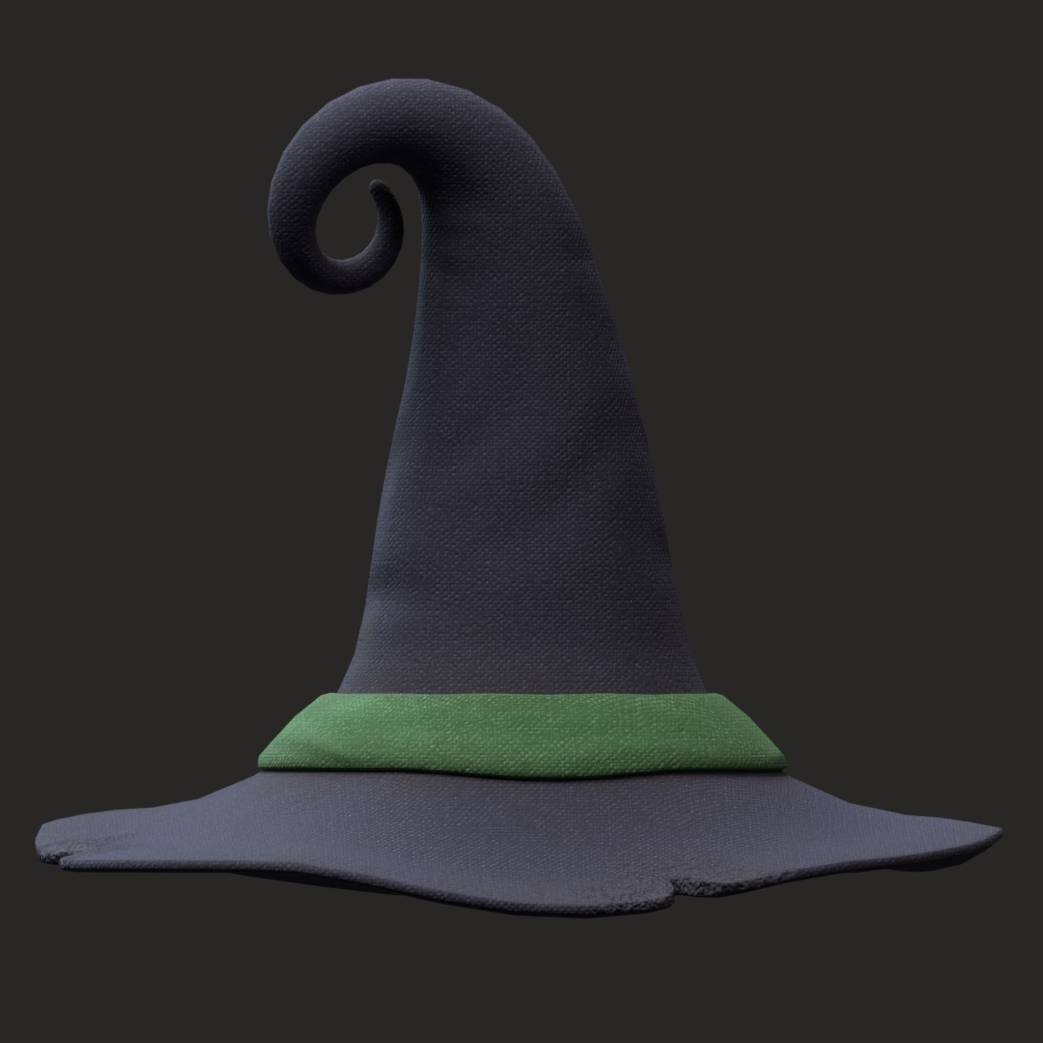 Old Magic Witch Hat 3D model | CGTrader