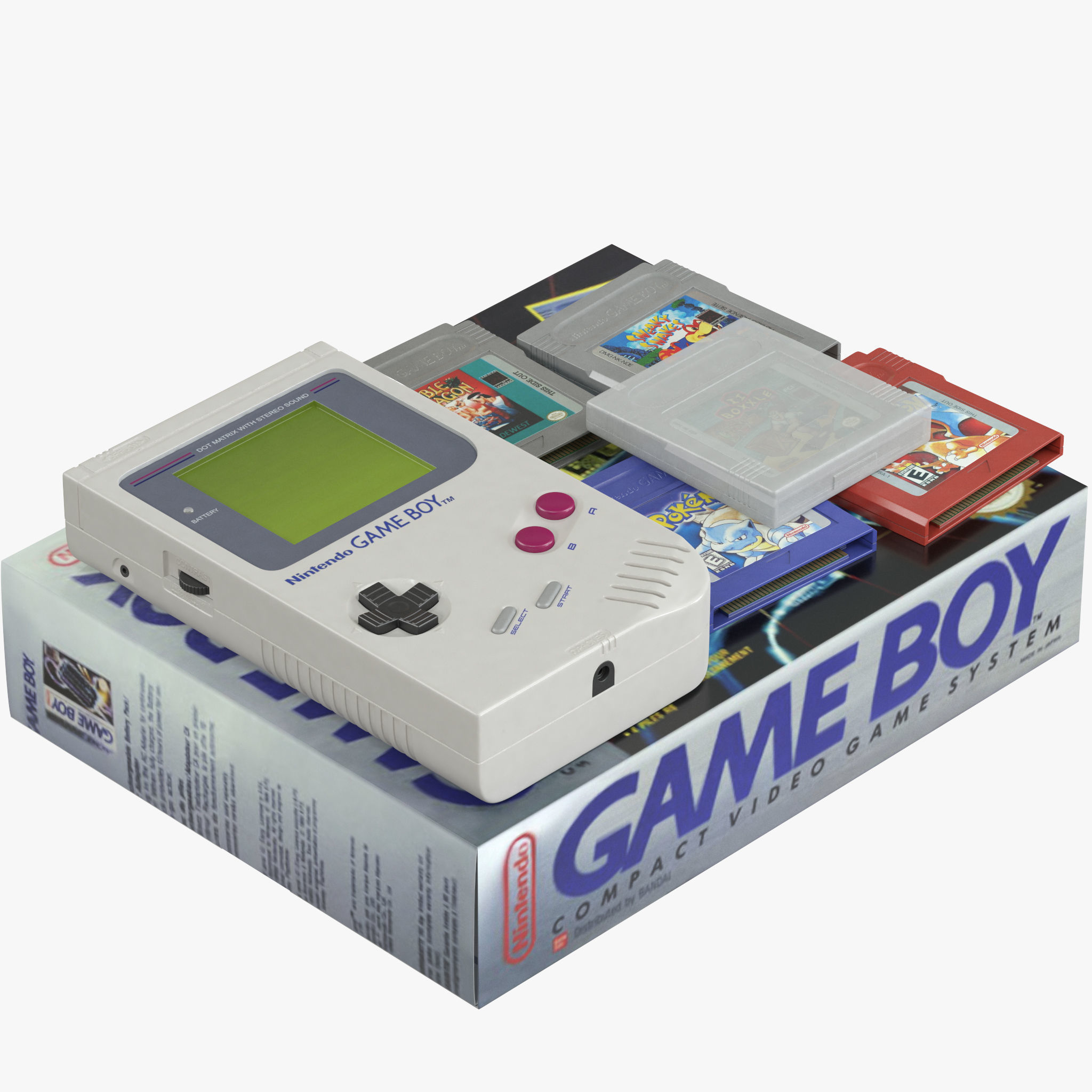 Nintendo Game Boy 3D model | CGTrader