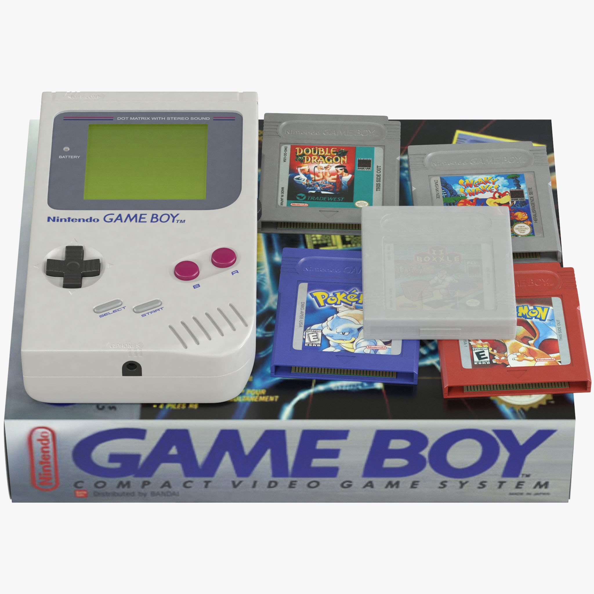 Nintendo Game Boy 3D model | CGTrader