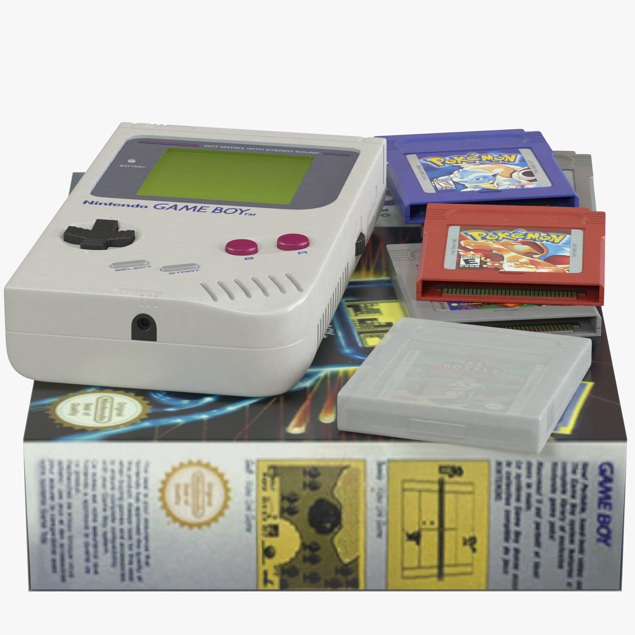 Nintendo Game Boy 3D model | CGTrader