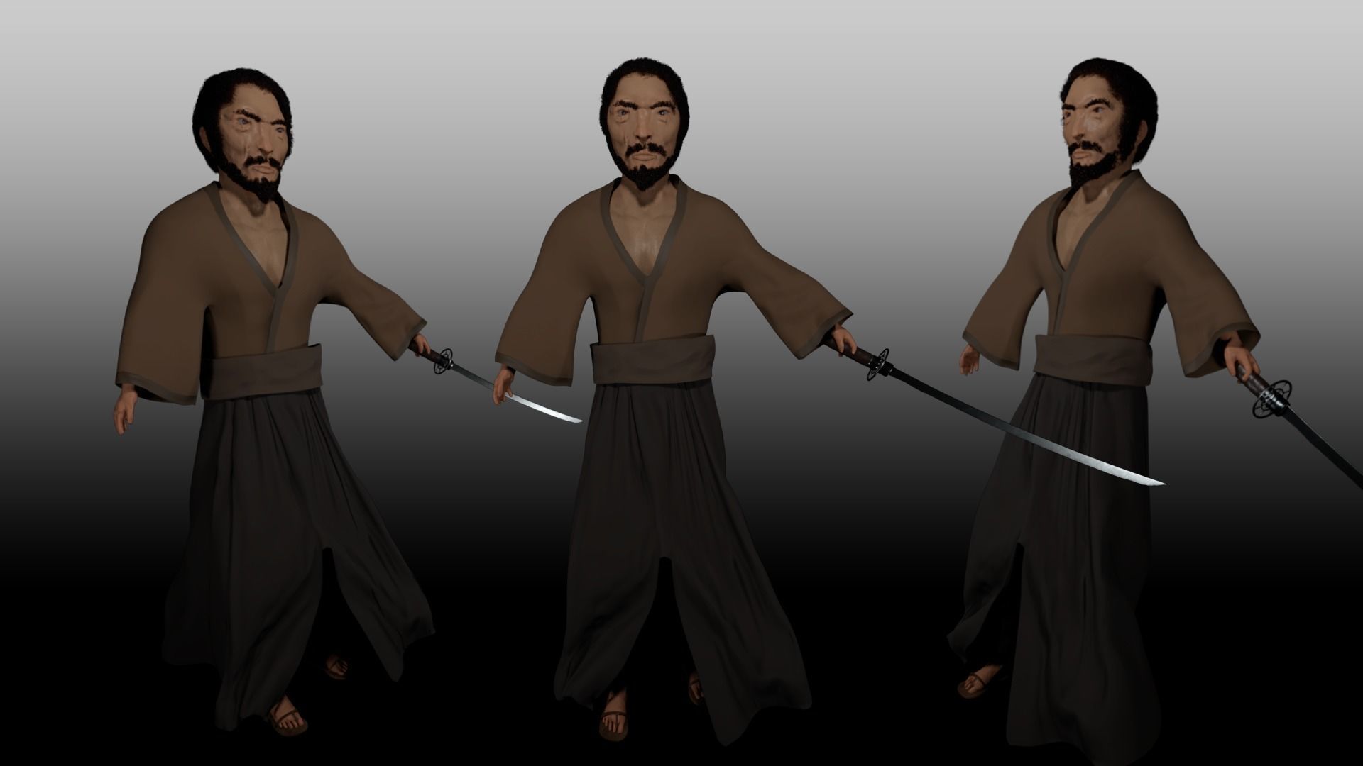 Samurai Yo 3D model | CGTrader