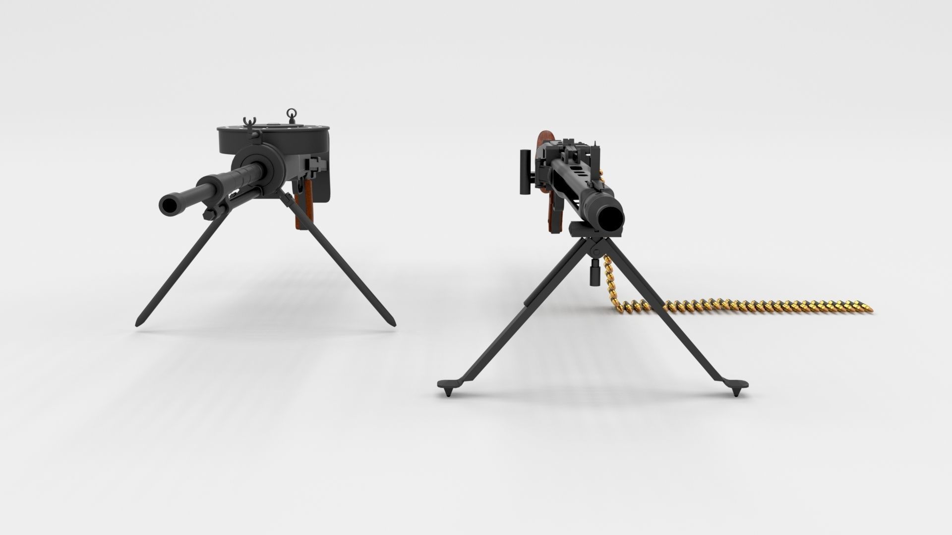 WW2 Machine Gun Pack 3D model | CGTrader