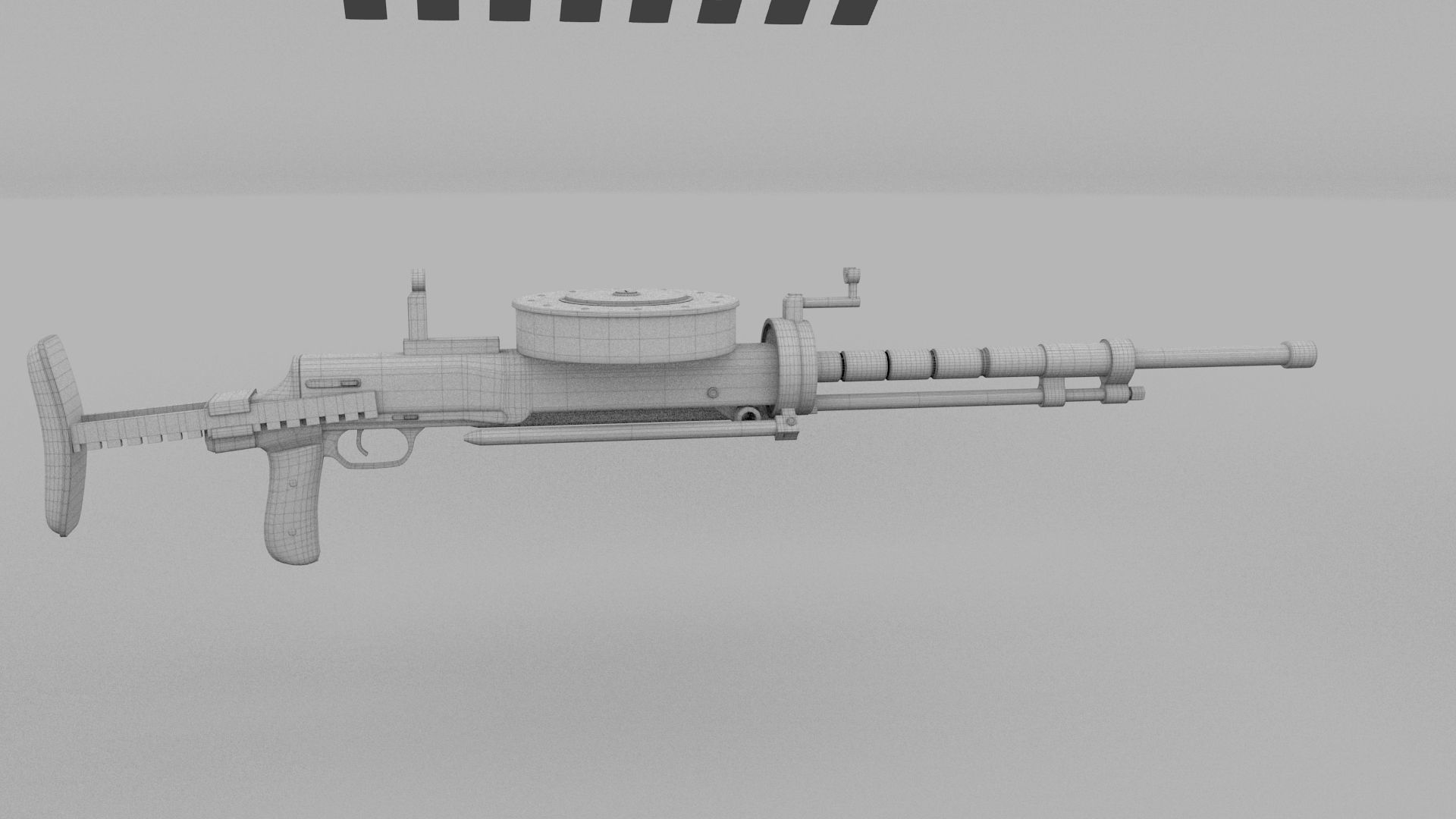 Degtyaryov DT Machine Gun 3D model | CGTrader