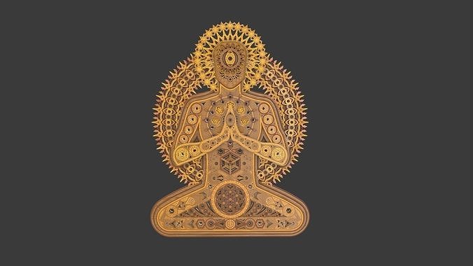 3D Wall sculpture - Eternal Being 3D model 3D printable | CGTrader