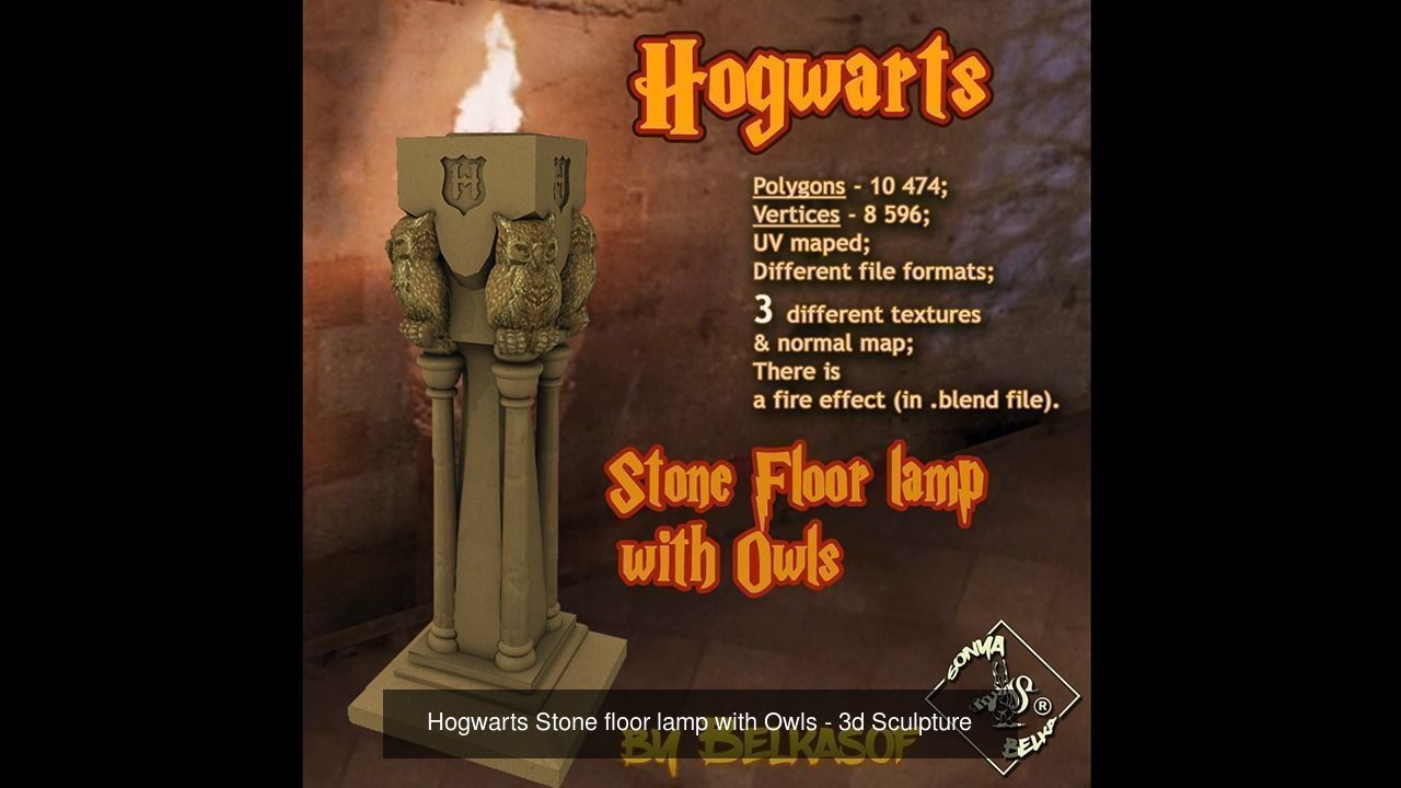 Hogwarts items 3D Model Collection | CGTrader