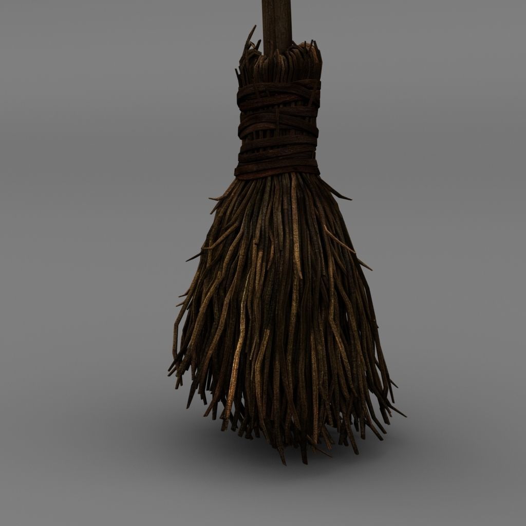 Broom 3D model rigged | CGTrader