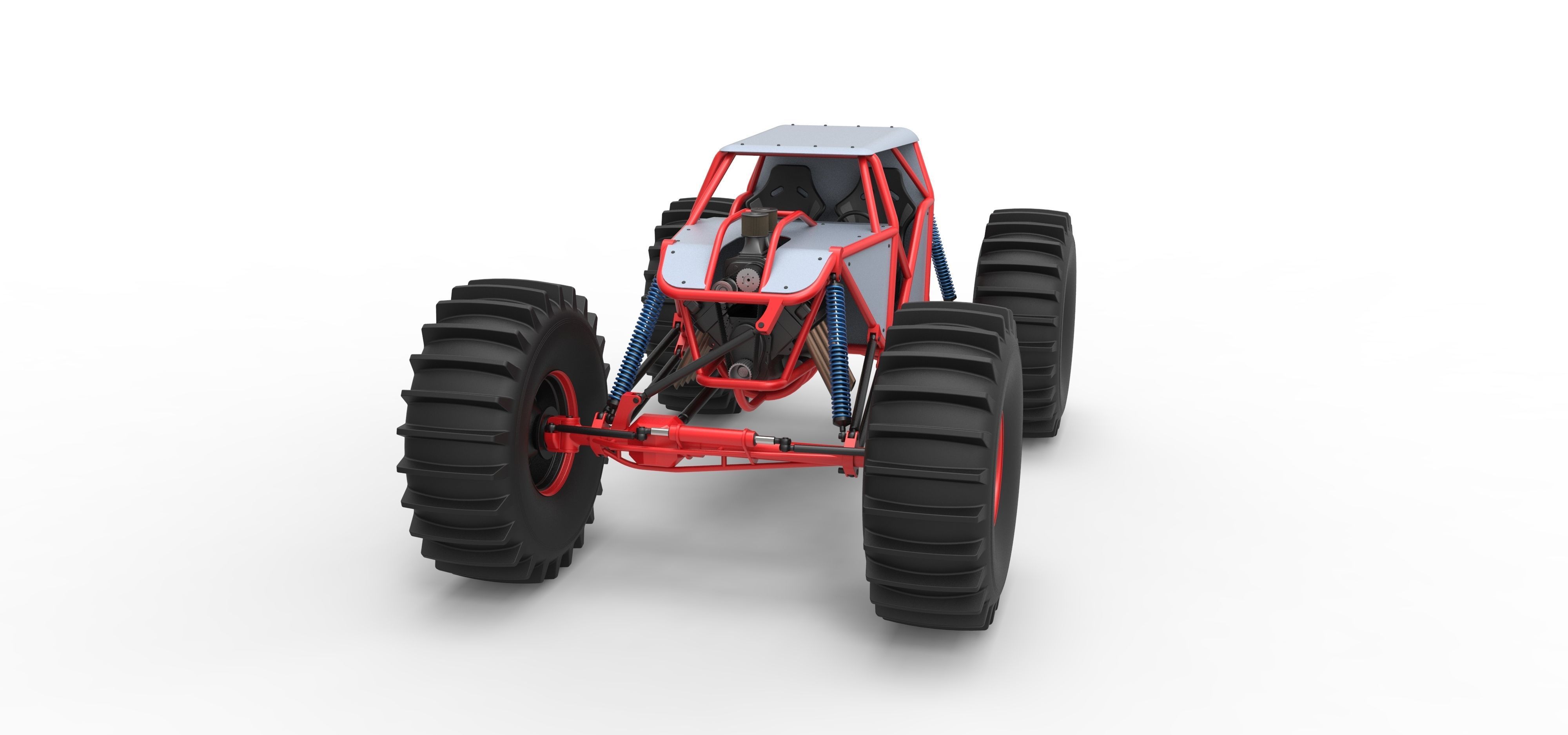 Mud bogger with SREP tires 3D model | CGTrader