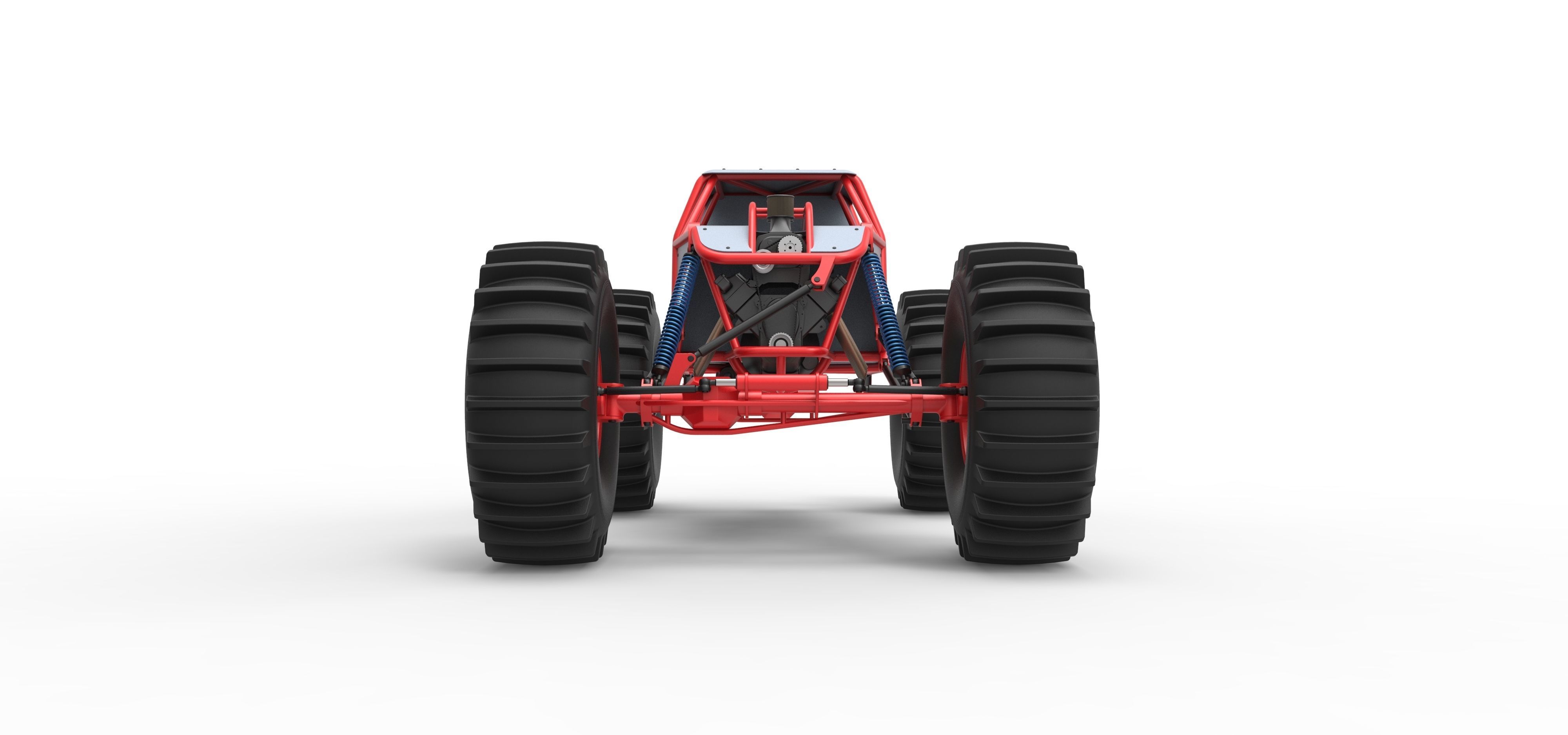 Mud bogger with SREP tires 3D model | CGTrader