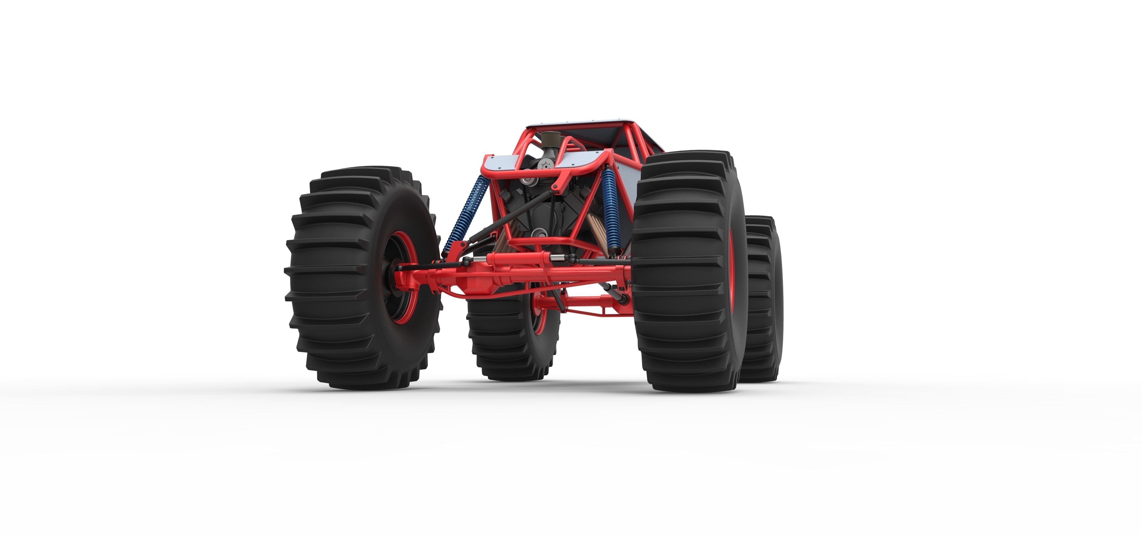 Mud bogger with SREP tires 3D model | CGTrader
