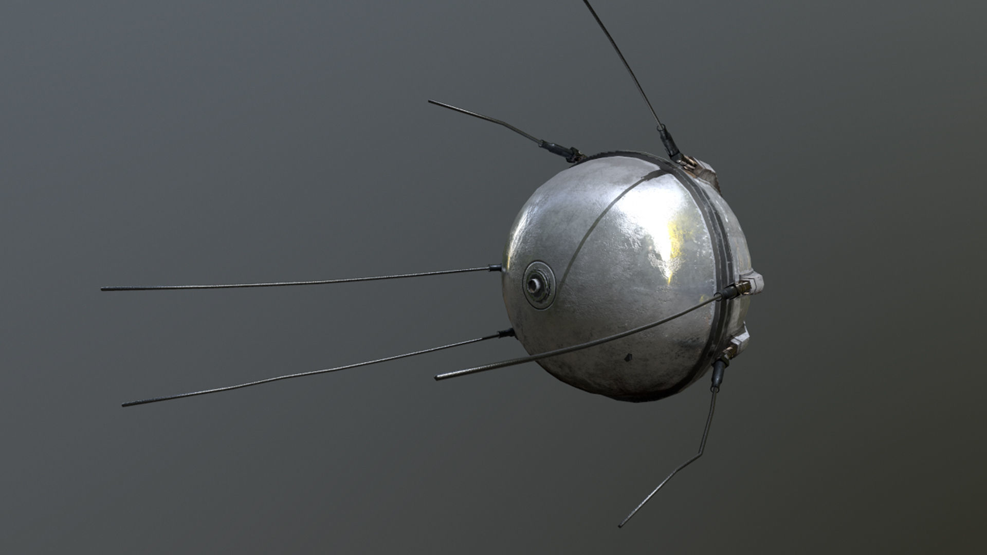 3D model Sputnik 1 Satellite VR / AR / low-poly | CGTrader