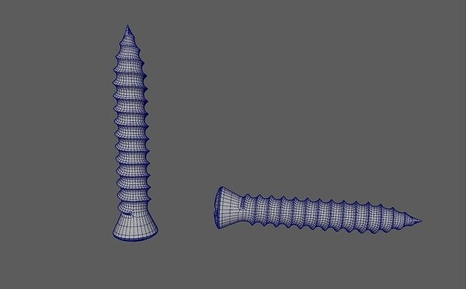 Screw 3d model free 3D model | CGTrader