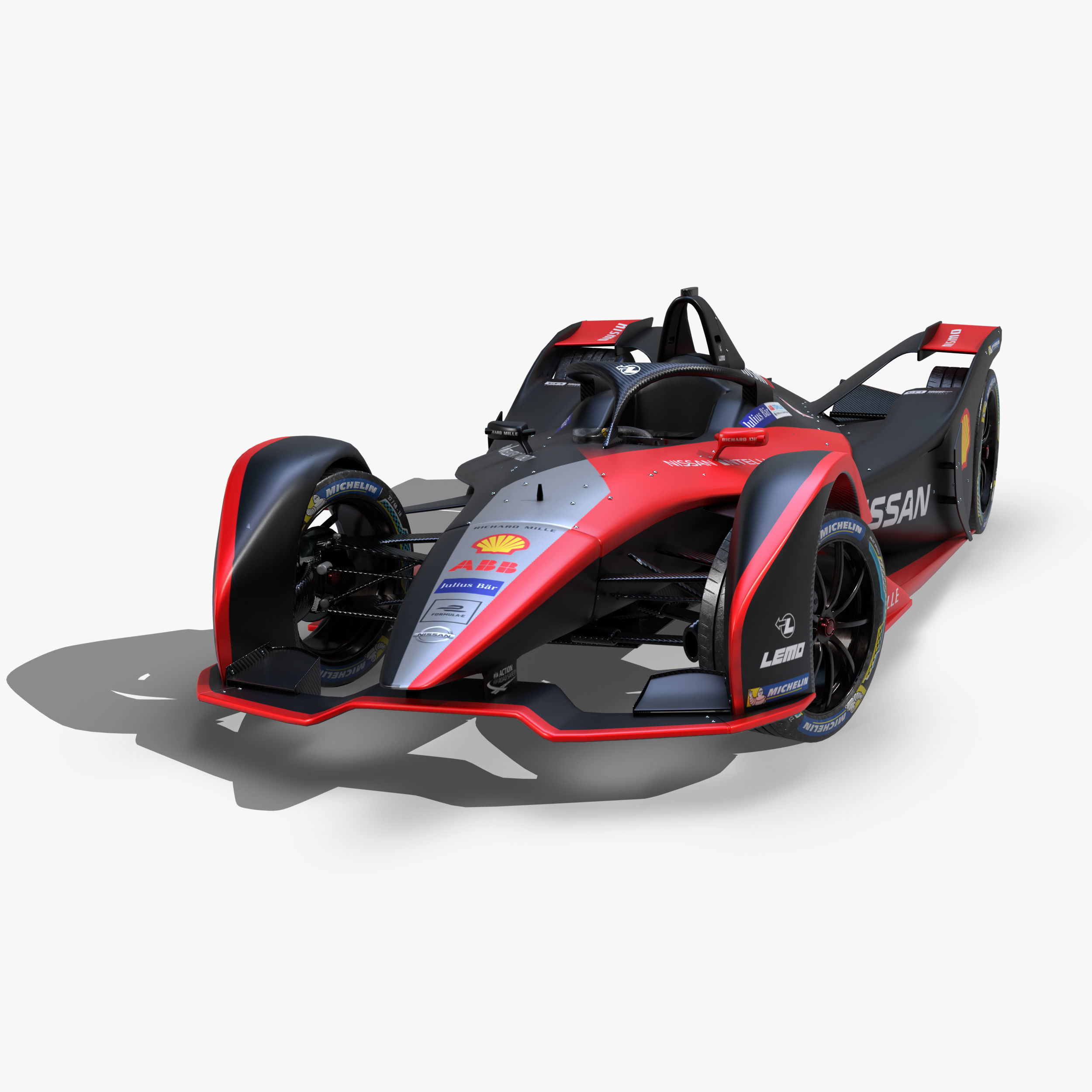 3D model Nissan Formula E 2020 VR / AR / low-poly rigged | CGTrader