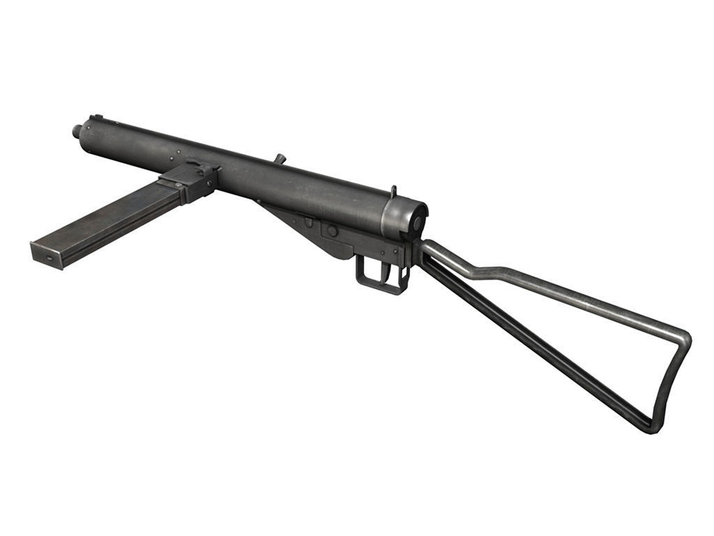 Sten MKIII Submachine Gun 3D model | CGTrader