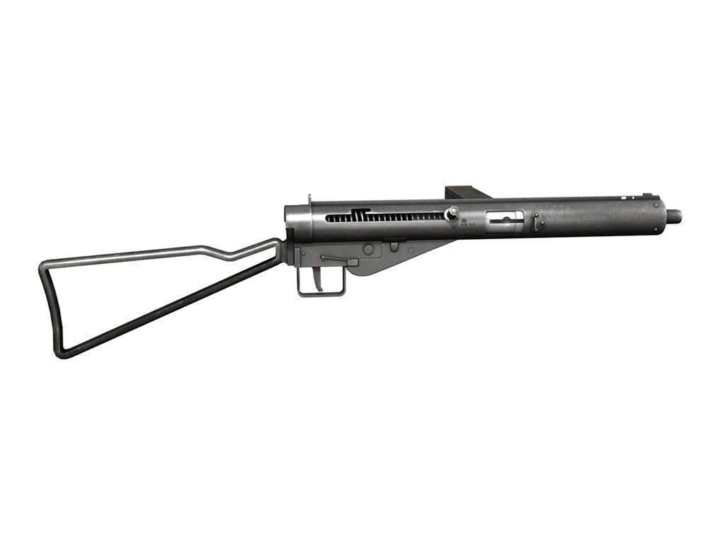 Sten MKIII Submachine Gun 3D model | CGTrader