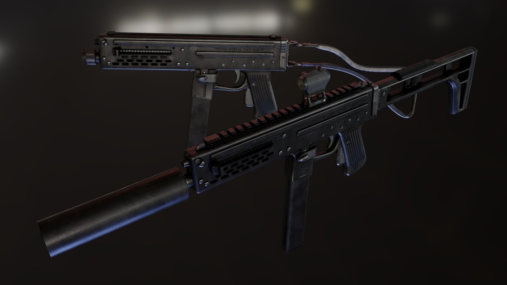 3D model Franchi LF-57 VR / AR / low-poly | CGTrader