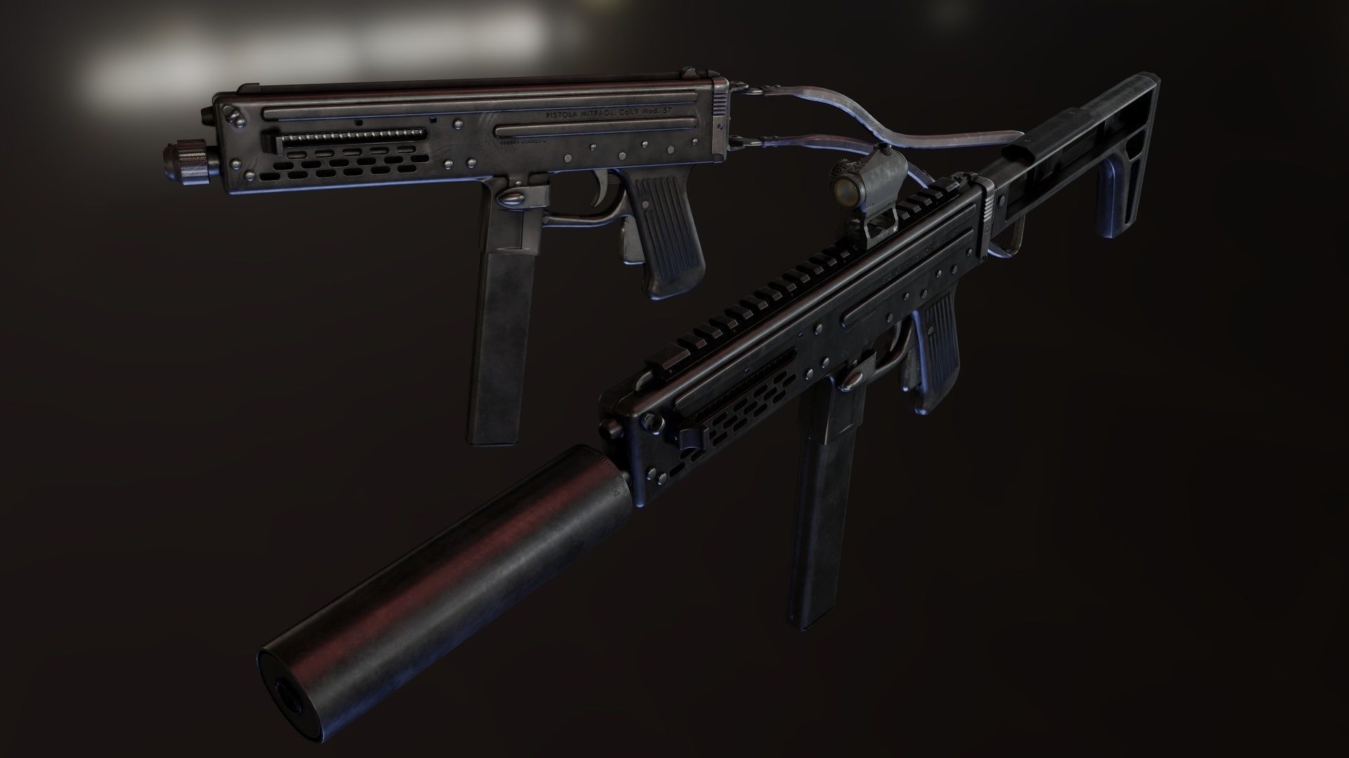 3D model Franchi LF-57 VR / AR / low-poly | CGTrader