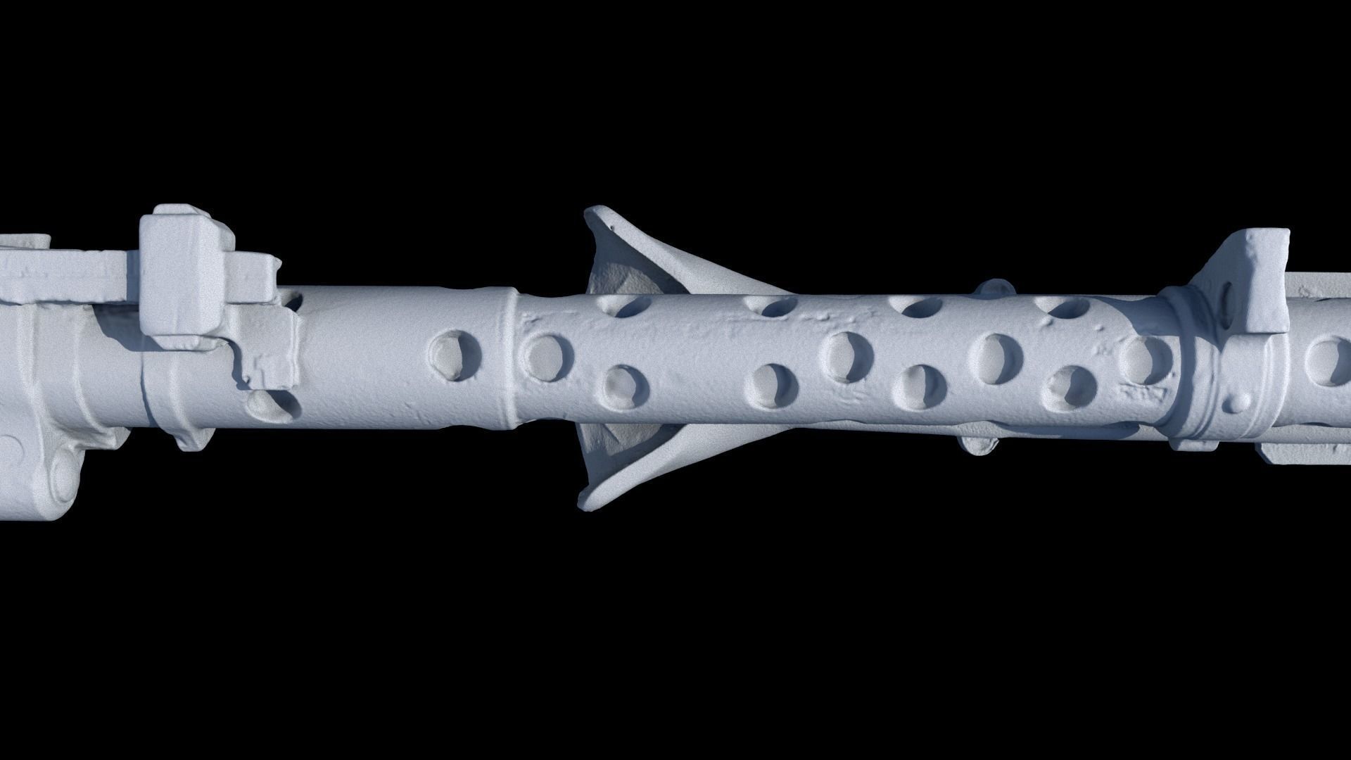 3D Scanned Deactivated MG34 DLT 19 Blaster Heavy Blaster Rifle 3D model ...