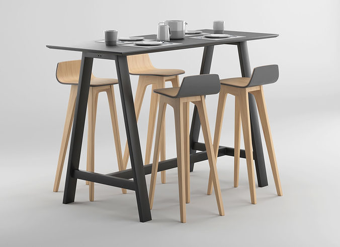 HT1 Bar Table 3D model | CGTrader