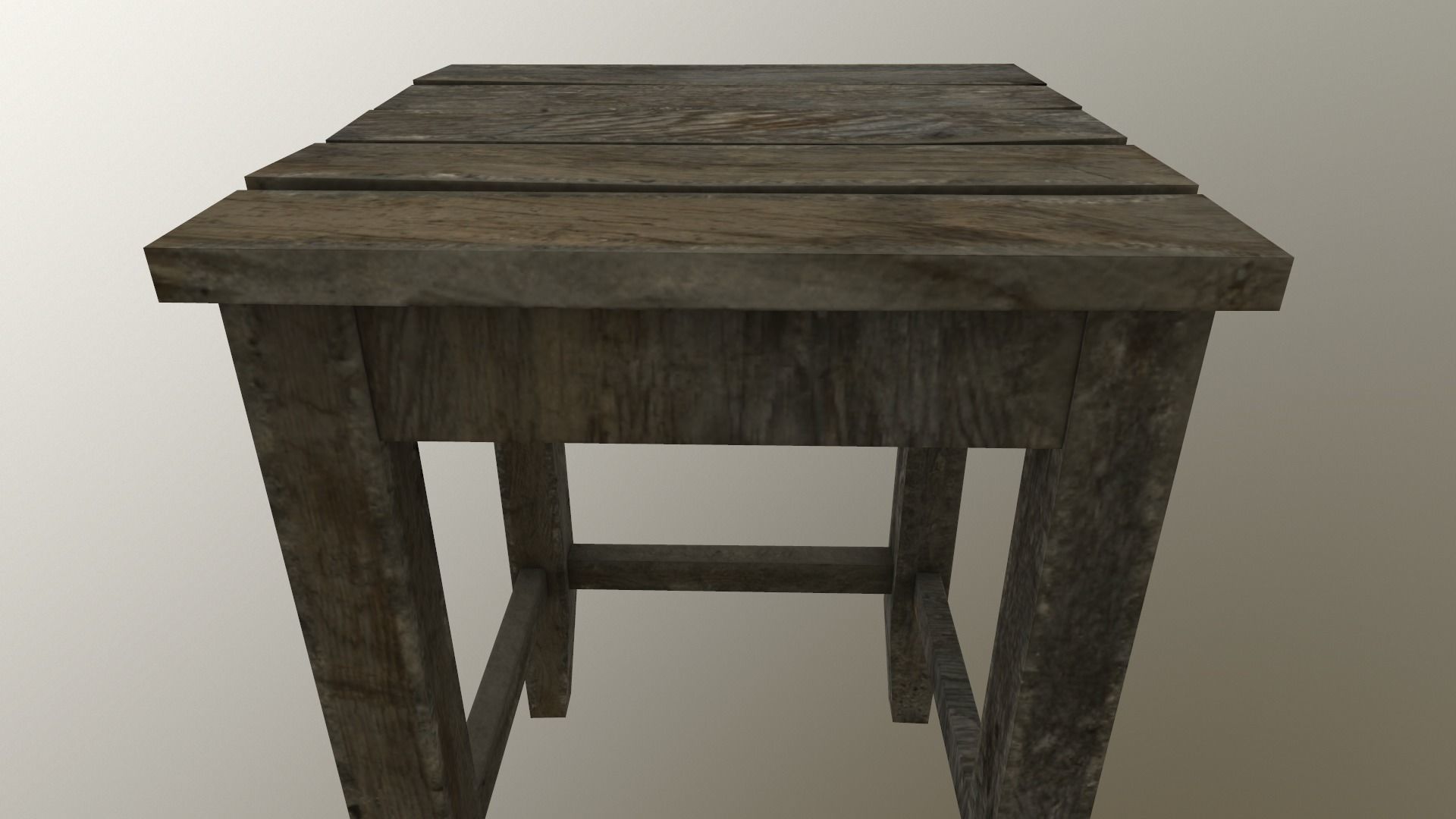 3D model Soviet Stool VR / AR / low-poly | CGTrader