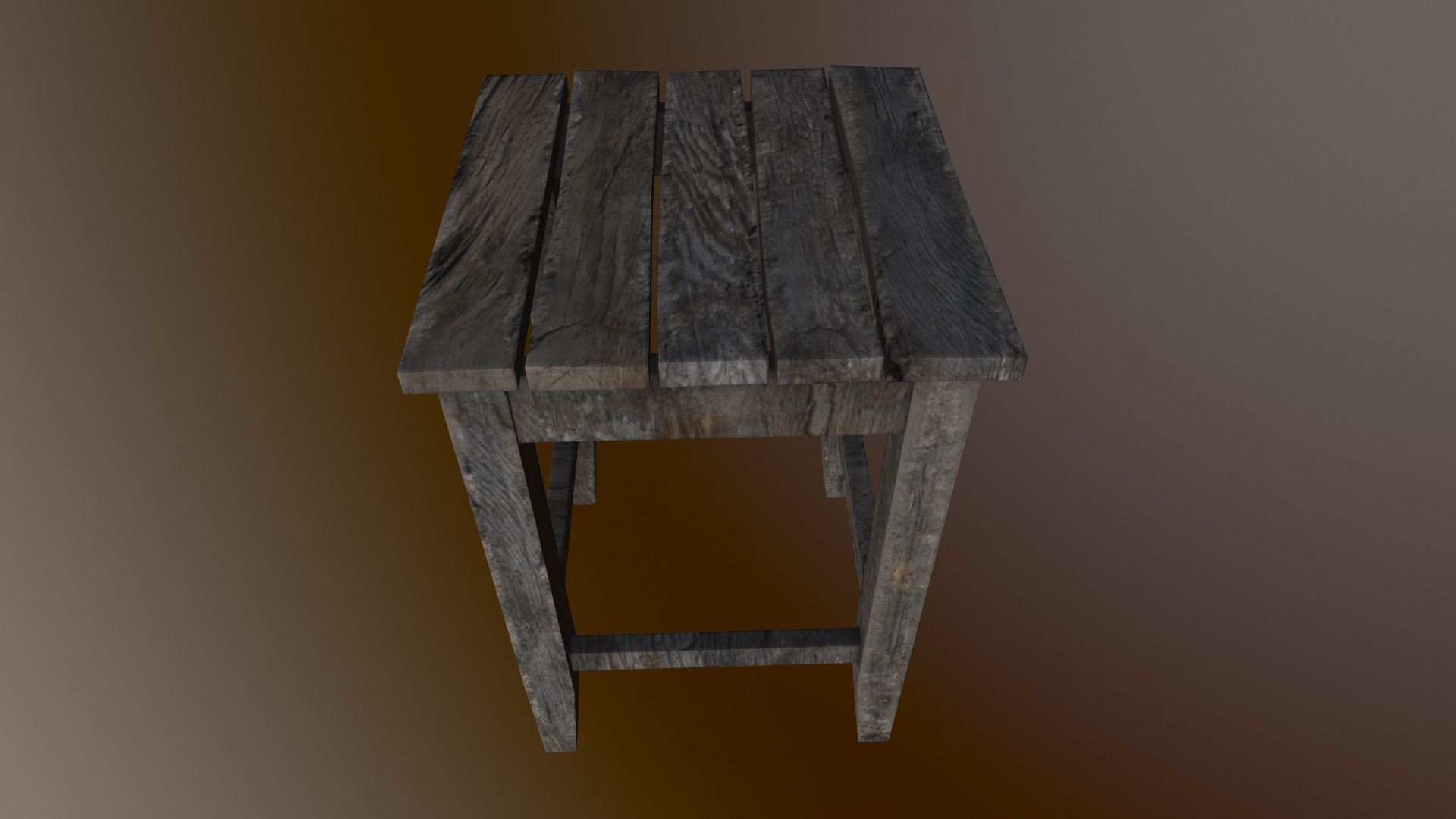 3D model Soviet Stool VR / AR / low-poly | CGTrader