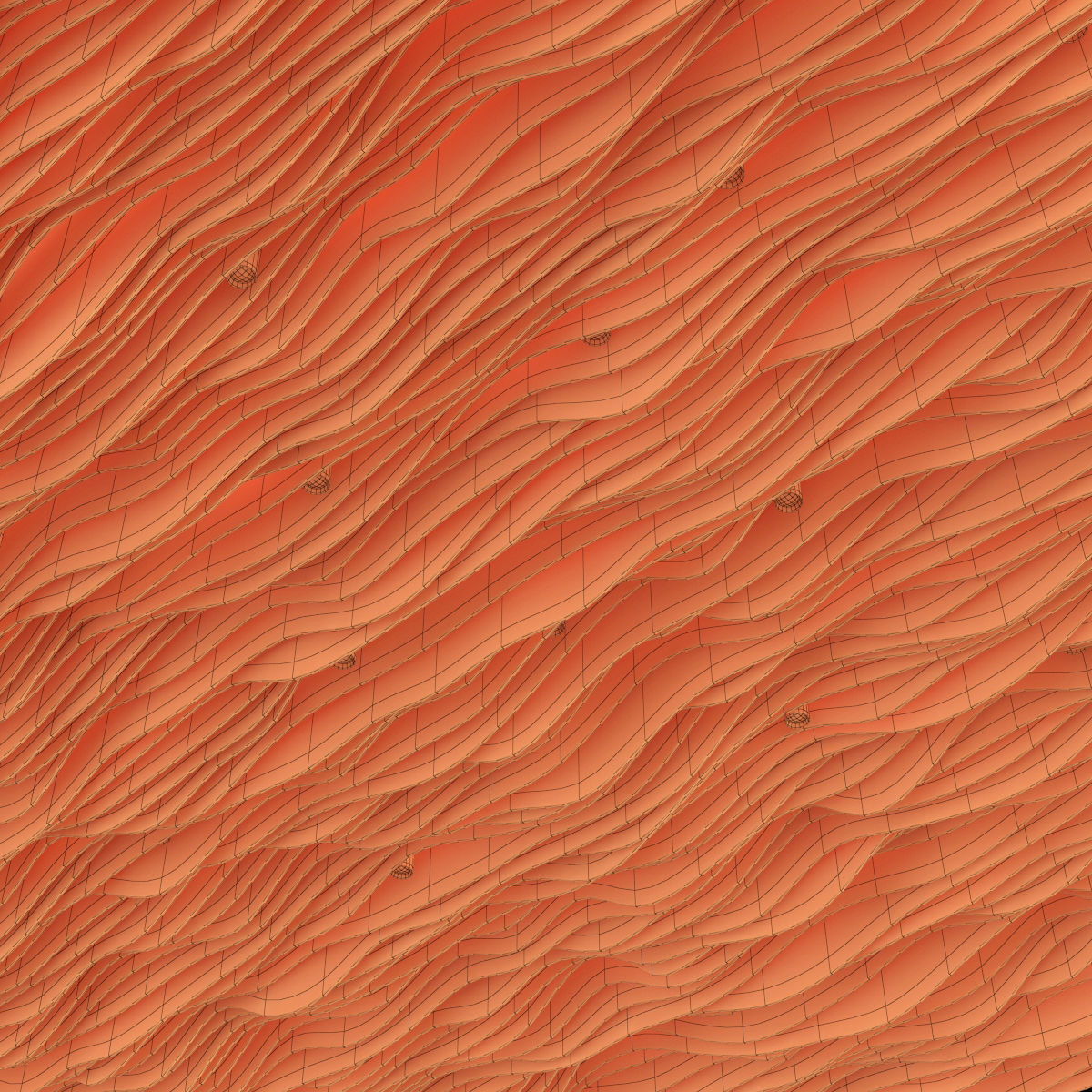 Parametric wood Hall ceiling Light 3D model | CGTrader