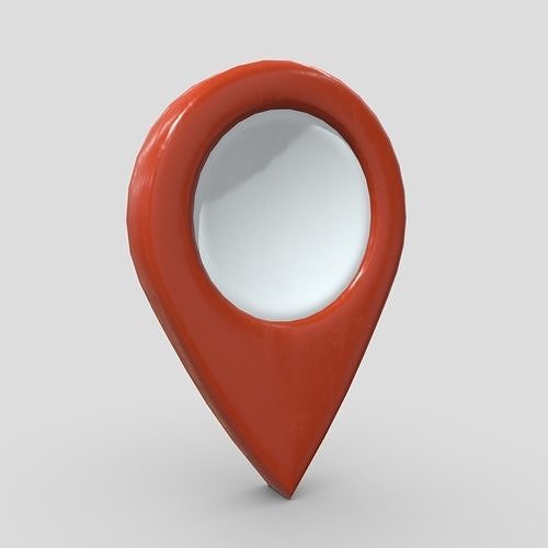 3D model Map Pointer VR / AR / low-poly | CGTrader