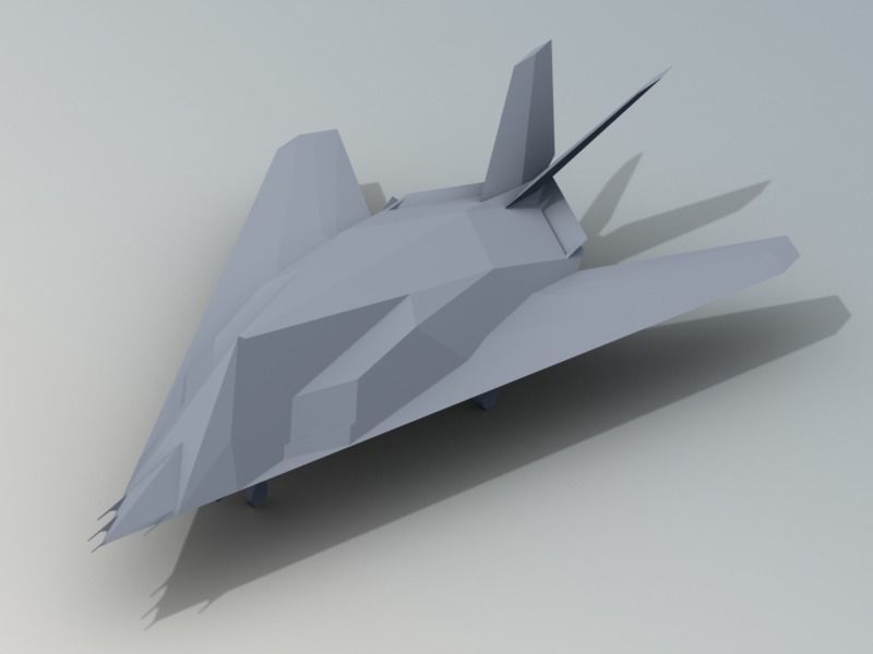 3D model Lockheed Martin F-117A Nighthawk VR / AR / low-poly | CGTrader
