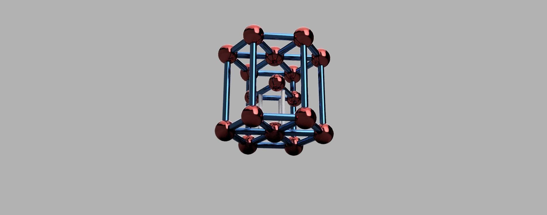 Crystal lattices of metals 3D model 3D printable | CGTrader