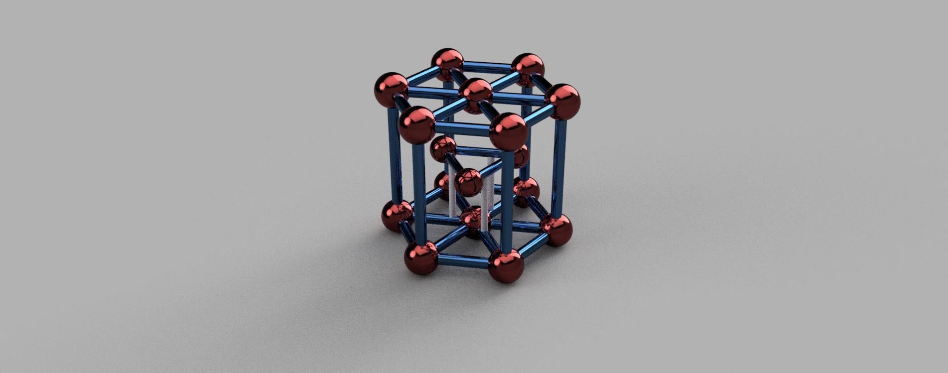 Crystal lattices of metals 3D model 3D printable | CGTrader