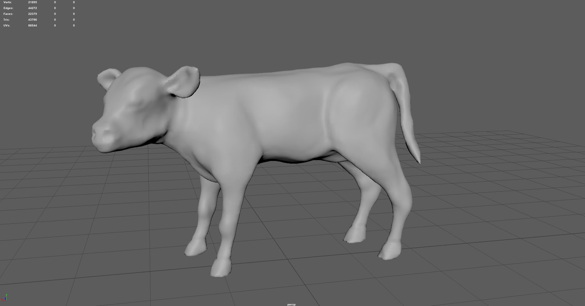 REALISTIC CALF 3D model | CGTrader